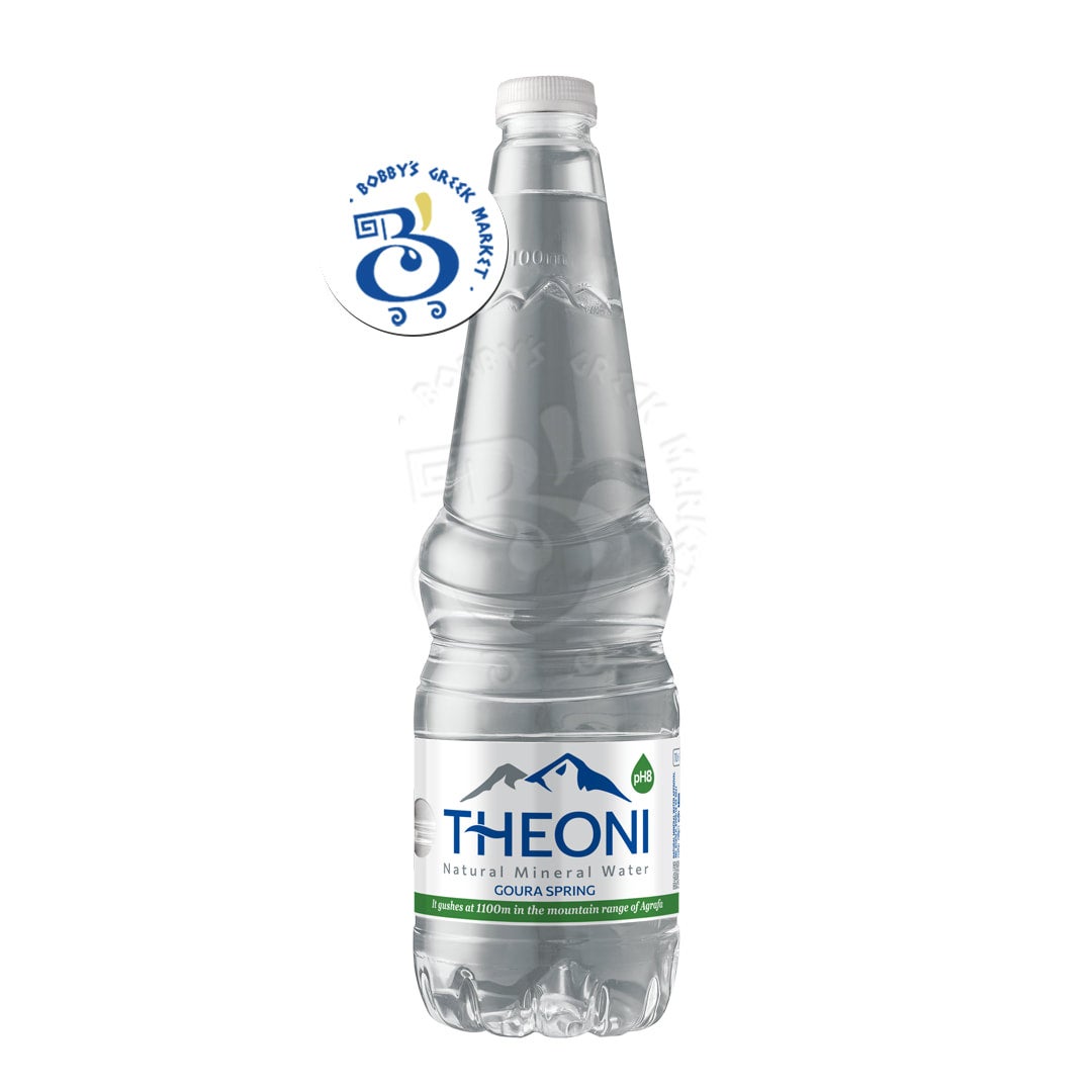 Theoni Natural Mineral Water 1lt (PET) | Bobby's Greek Market